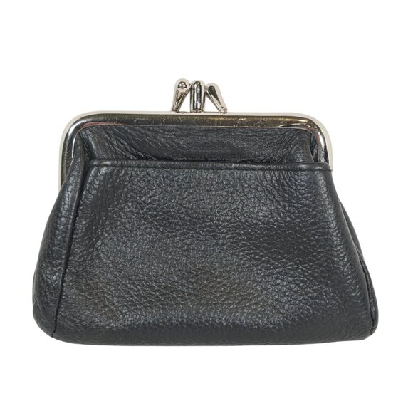 Buxton | Accessories | Buxton Genuine Leather Coin Purse Black Kiss ...